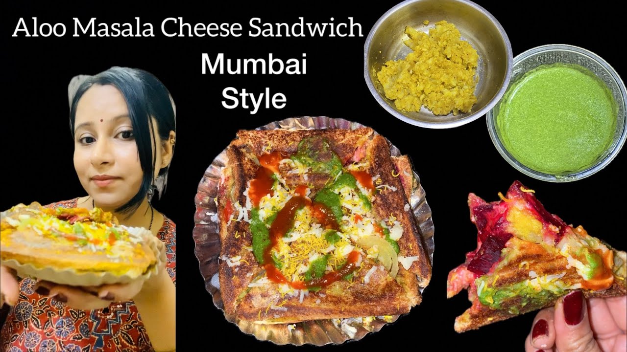 Mumbai Style Aloo Masala Cheese Sandwich Recipe | Bombay Wale Aloo ...