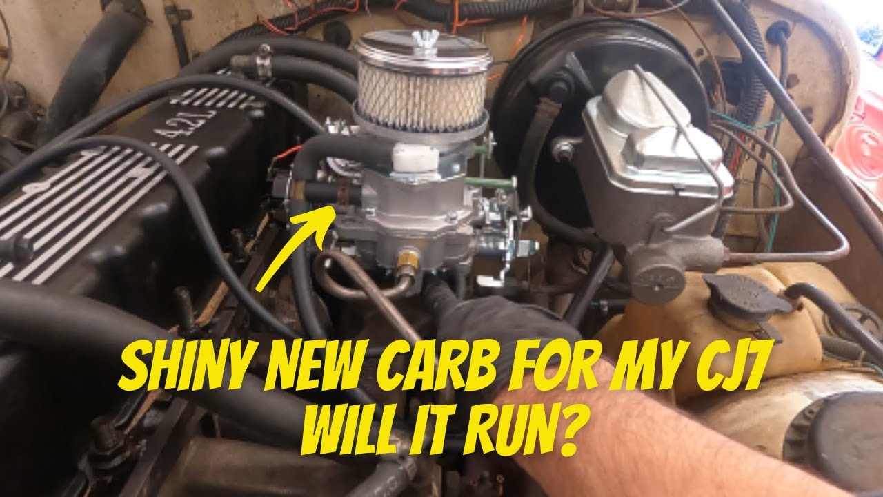 Will A New Carb Get My CJ7 Running? - YouTube