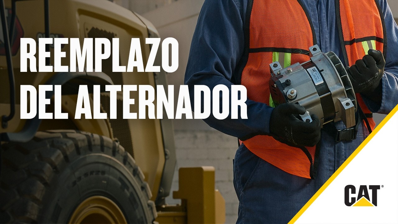 Cómo reemplazar el alternador en tu equipo Cat® - YouTube