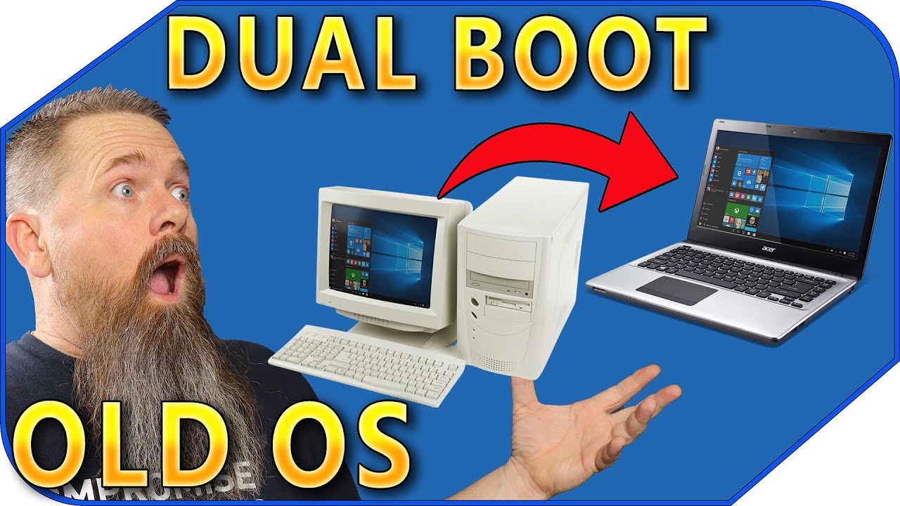 Dual Boot Old Windows on New Computer. - YouTube