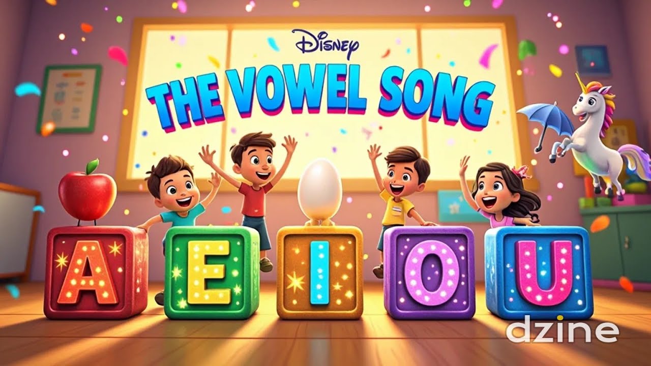 THE VOWEL PHONIC SONG - YouTube