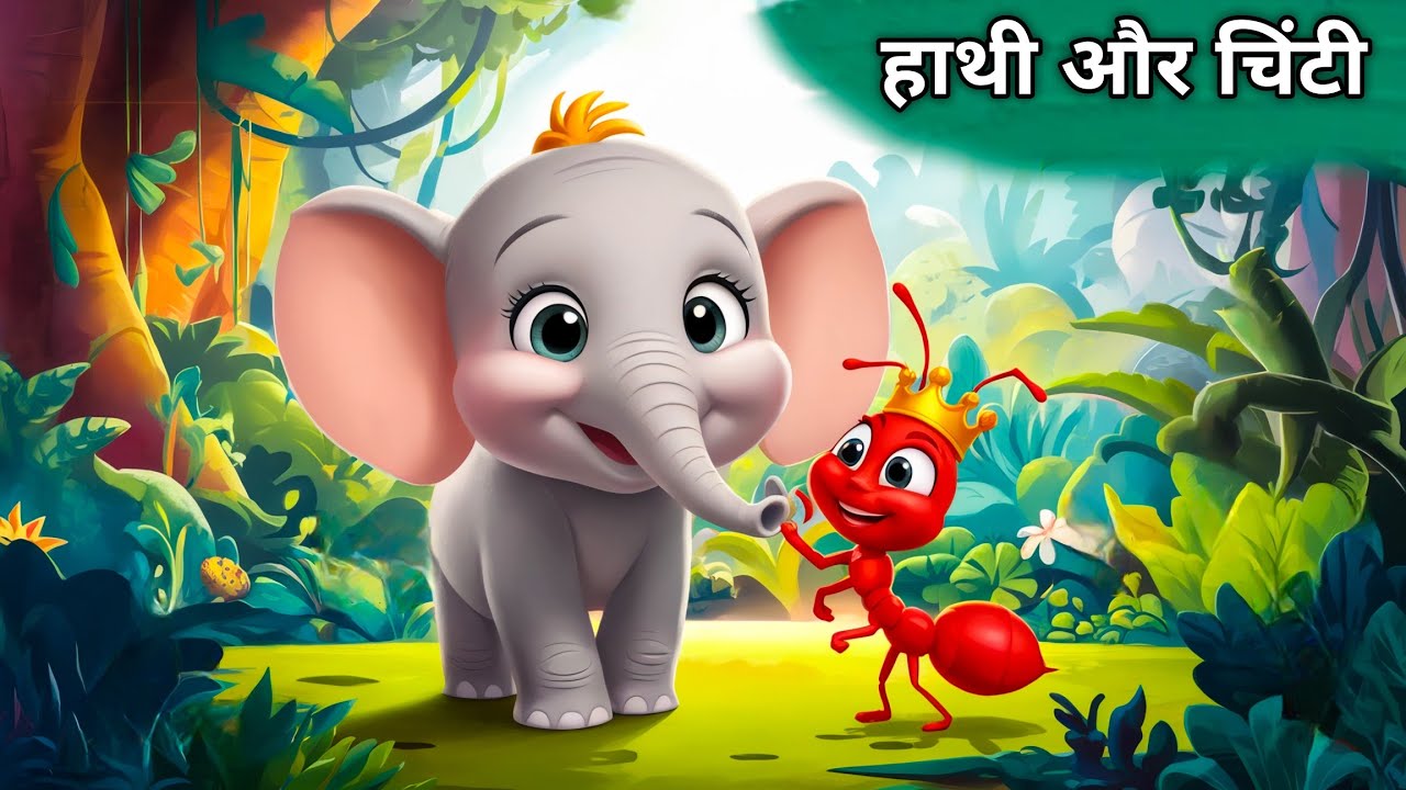 हाथी और चींटी | Elephant and Ant Story in Hindi | Hindi Stories | Hindi ...