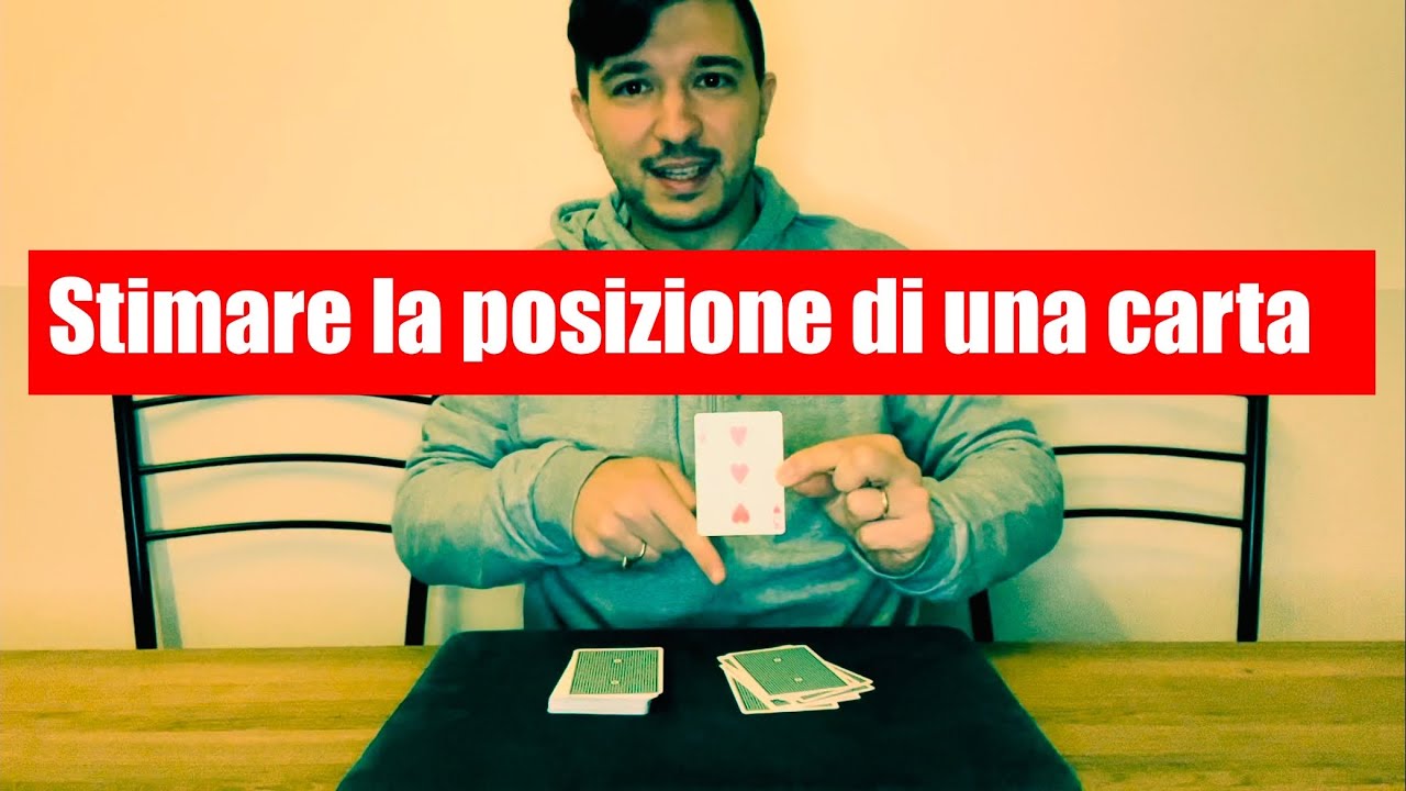 Stimare la posizione di una carta da gioco - YouTube