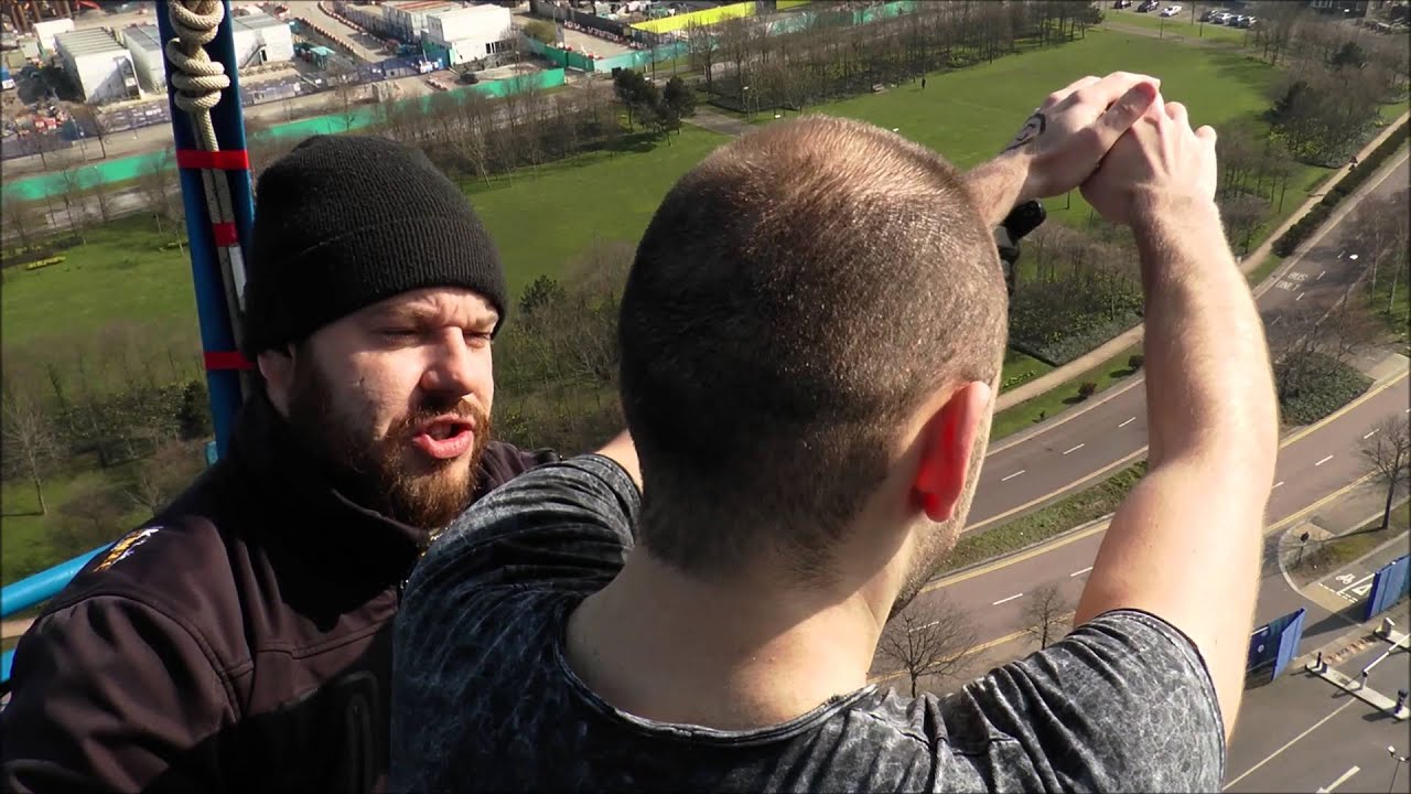 bungee jumping London O2 - YouTube