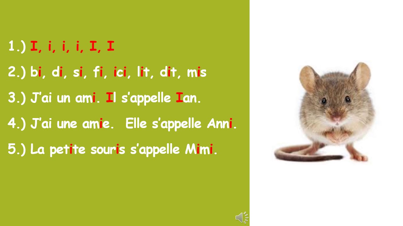 LE SON - Ii, Yy - YouTube