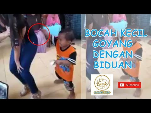 Miriis..!! AKSI BOCAH KECIL GOYANG DENGAN BIDUAN DANGDUT