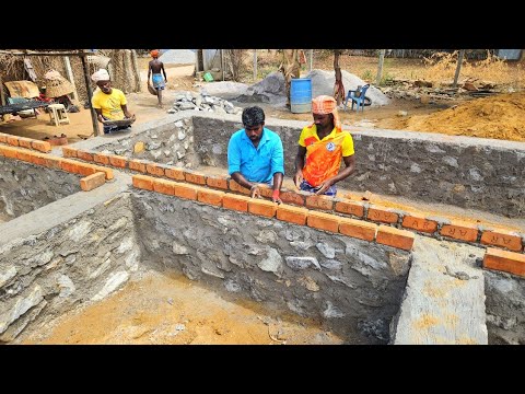Techniques of Stonewall Belt Concrete_Building Basement Level Strong ...