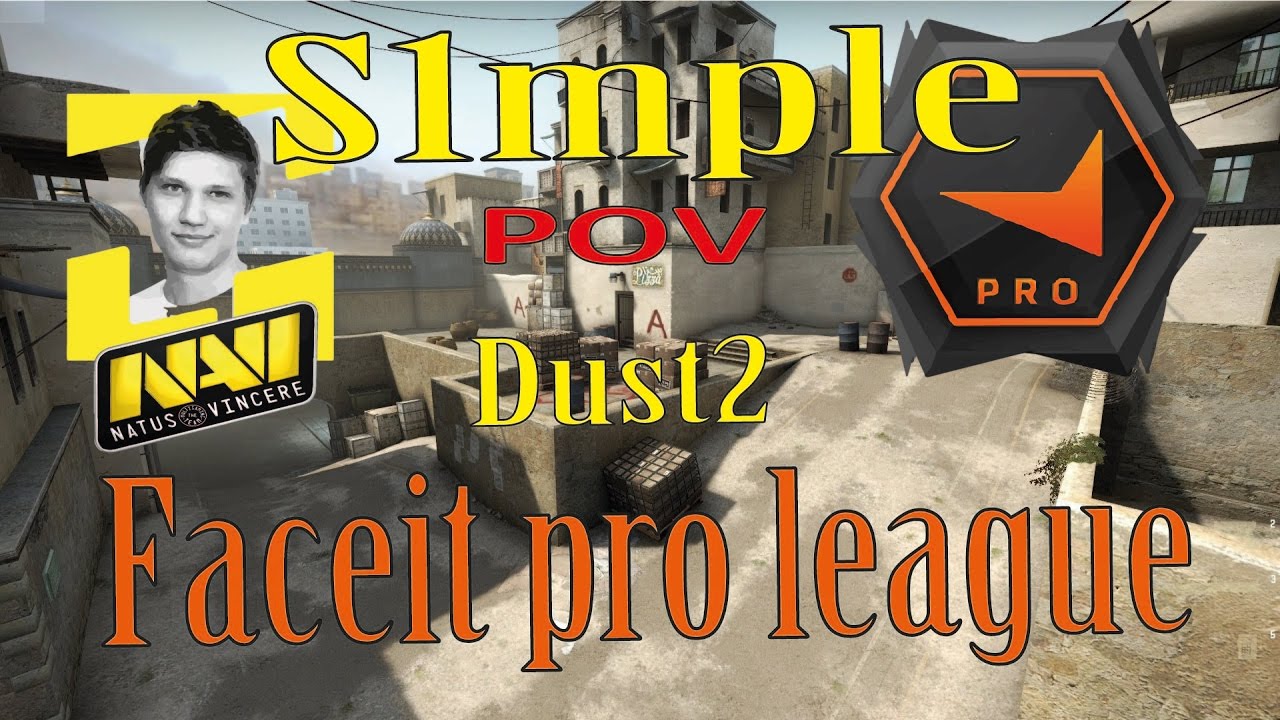 Navi Simple POV faceit pro league on dust2 - YouTube