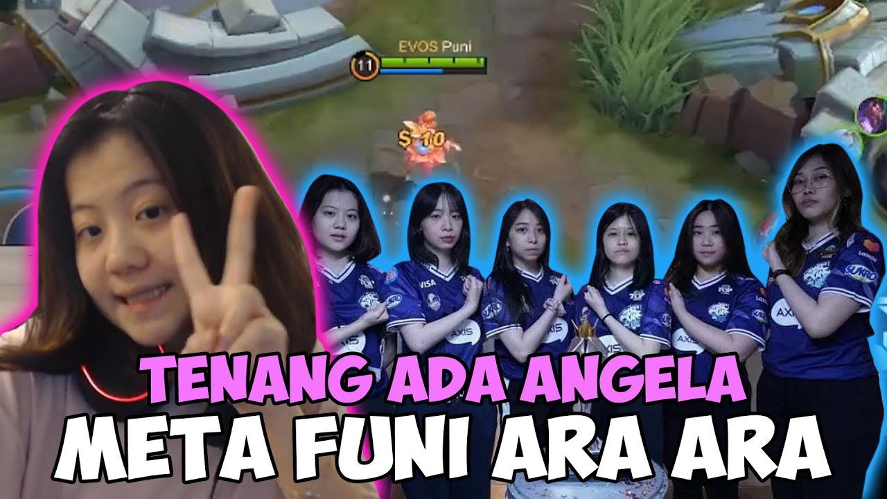 Angela Funi Ara Ara bersama Evos LYNX | Fanny Cynthia - YouTube