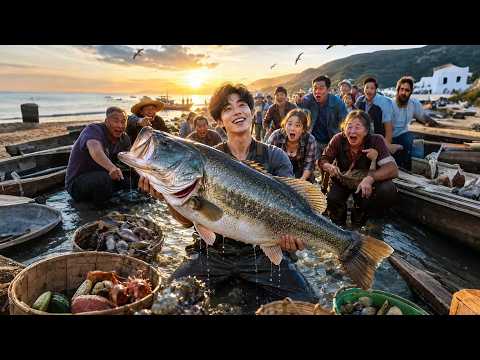 全村都笑他趕海只能撿些破爛，怎料他覺醒系統捕獲百斤鱸魚王，從此海貨山珍源源不斷開啟暴富人生！#短劇 #逆袭 #drama