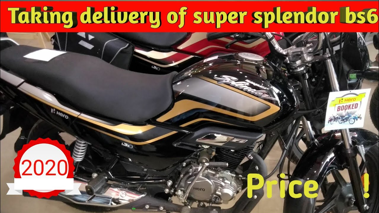 Super Splendor 125cc bs6 2020 ||Taking delivery||Price🤔?? & walk around ...