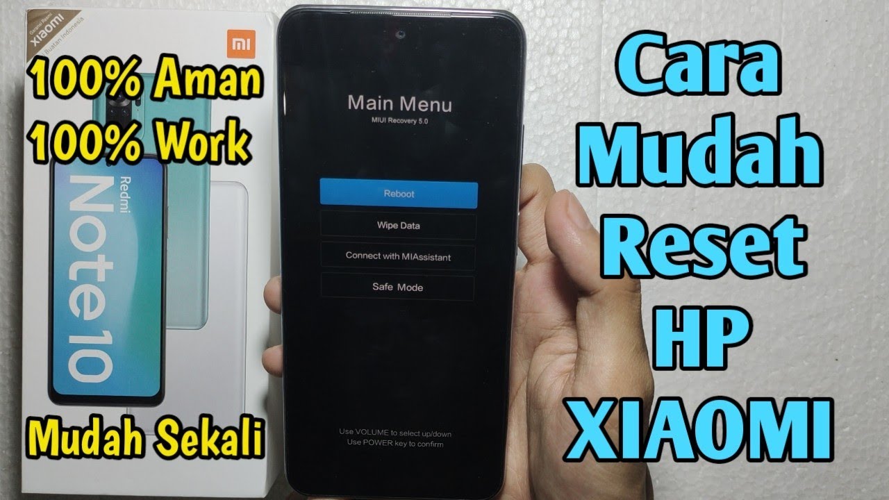 Hard Reset XIAOMI Redmi Note 10 | Cara Reset HP Redmi Note 10 | Cara ...