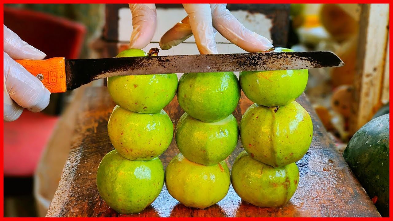 FRUIT NINJA of FRUITS | Amazing Fruits Cutting Skills | Indian Street ...