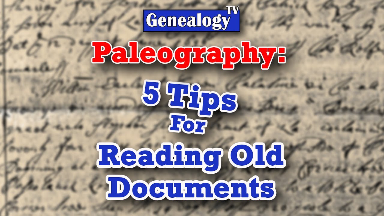 5 Tips On How To Read Old Documents Paleography YouTube 5-tips-on-how-to-read-old-documents-paleography-youtube