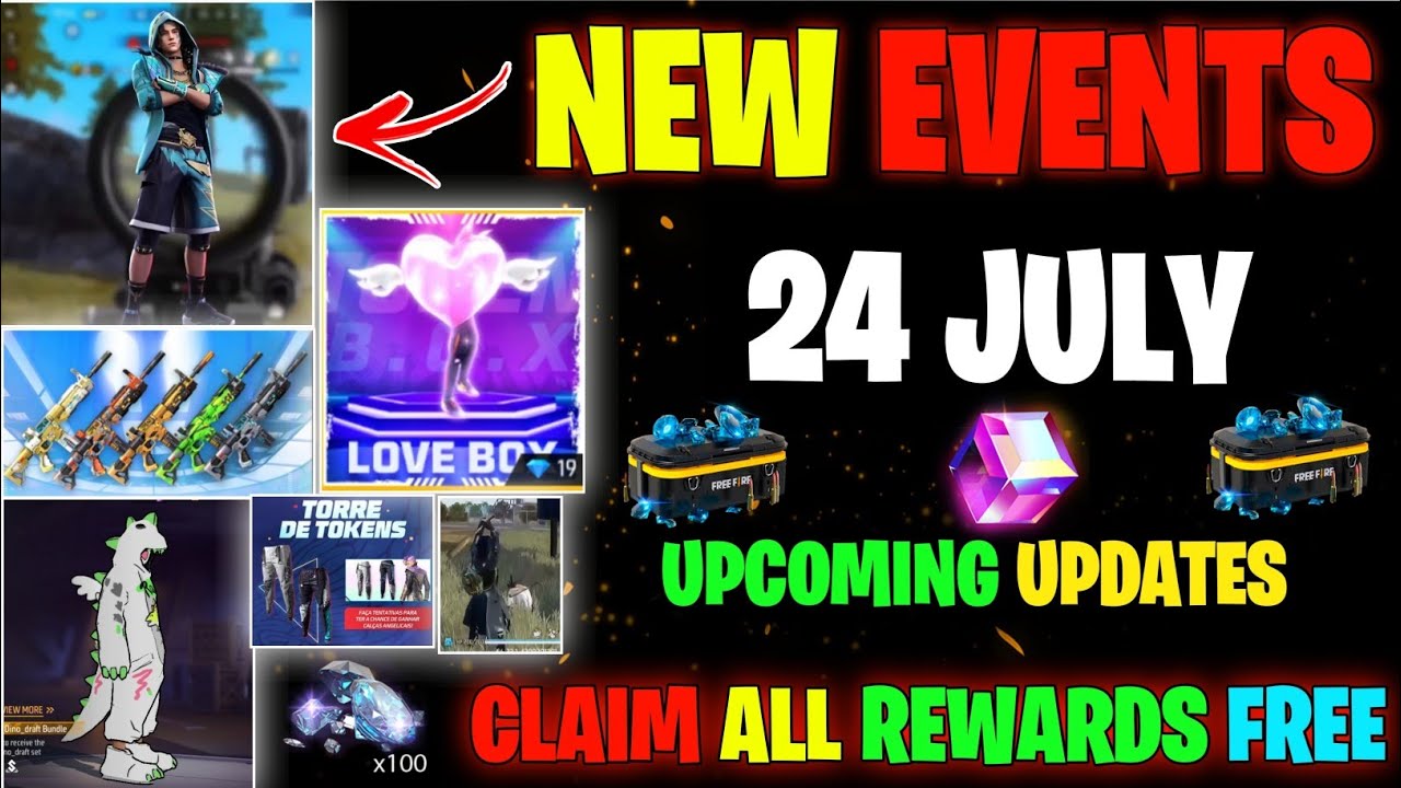 FREE FIRE NEW EVENT | 24 JULY NEW EVENT | FREE FIRE NEW UPDATE | FF NEW ...