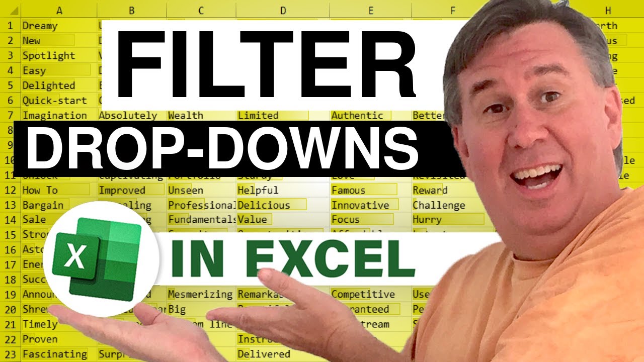 Excel Filter When Headings Are Not In Row 1 Episode 1310 YouTube Excel Filter When Headings Are Not In Row 1 Episode 1310 YouTube