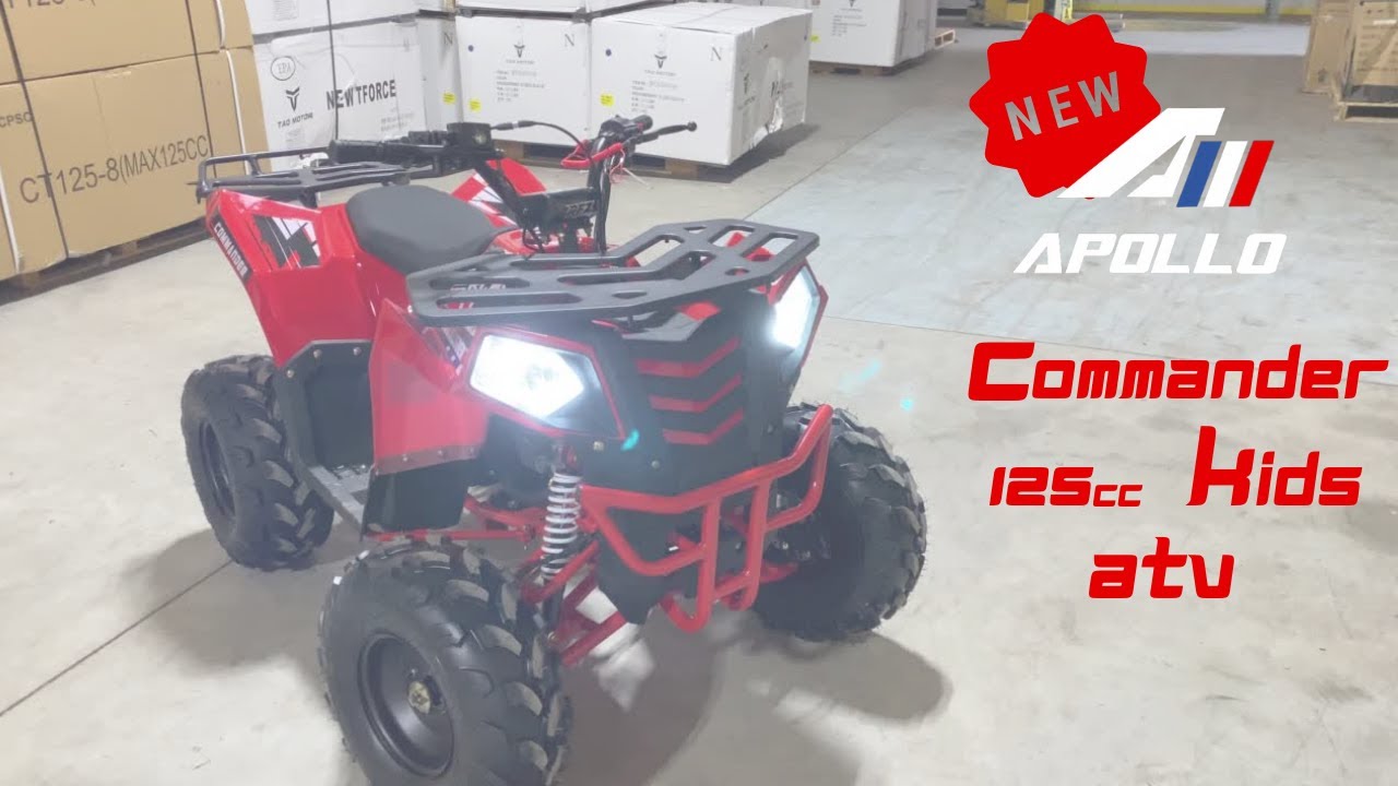 Apollo Commander 125cc Kids ATV Specs and Features | TribalMotorsports ...