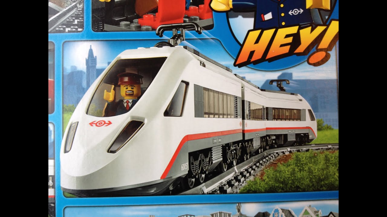 The unboxing and building of a Lego City High-Speed Train - YouTube