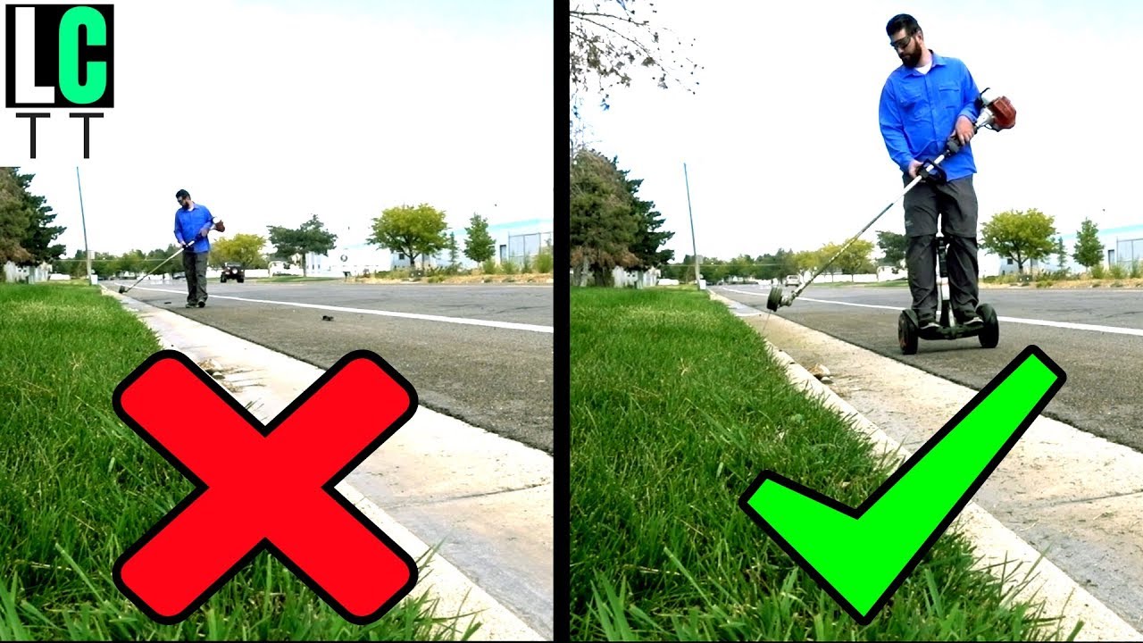 How To String Trim Like A PRO With Segway MiniPRO YouTube How To String Trim Like A PRO With Segway MiniPRO YouTube