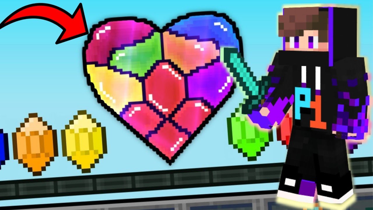 Minecraft But with Single Infinity Heart !! - YouTube