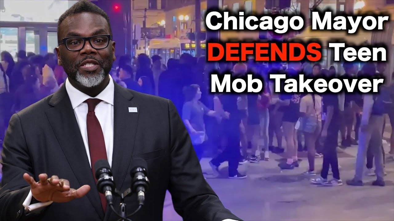 Brandon Johnson CRIES For Criminals - YouTube