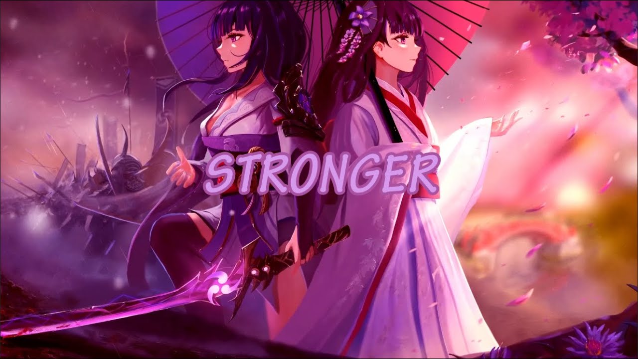 Nightcore: Stronger lyrics - Slowed (Deeper Version) - YouTube