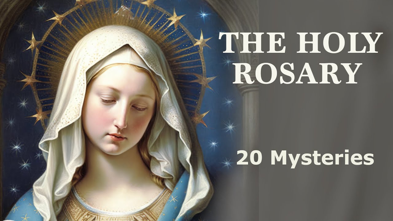 Complete Rosary 20 Mysteries - Quieting Music - YouTube