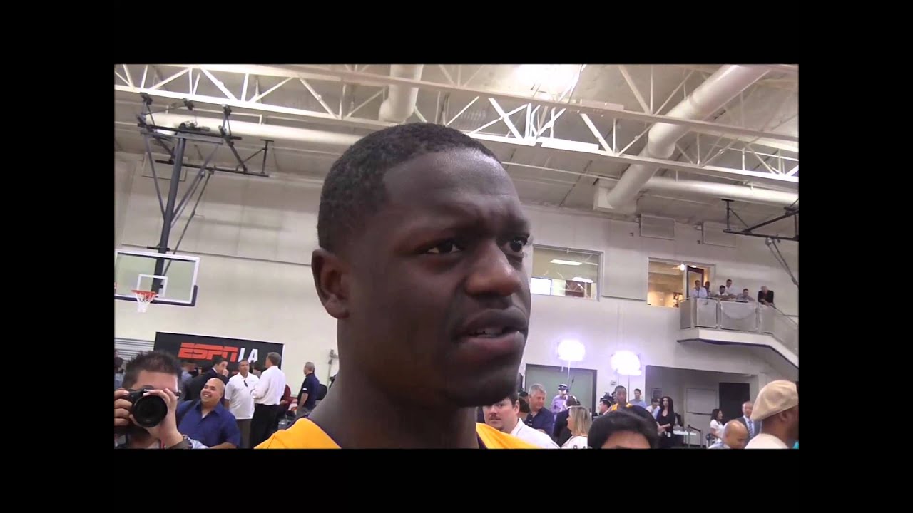 Los Angeles Lakers Media Day Interviews: Kelly, Randle, Clarkson, Price ...