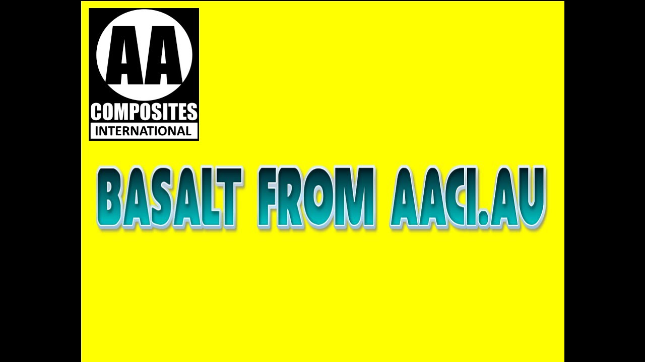 basalt products from AA Composites International - YouTube