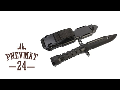 Штык-нож M9 резиновый на М серию Black