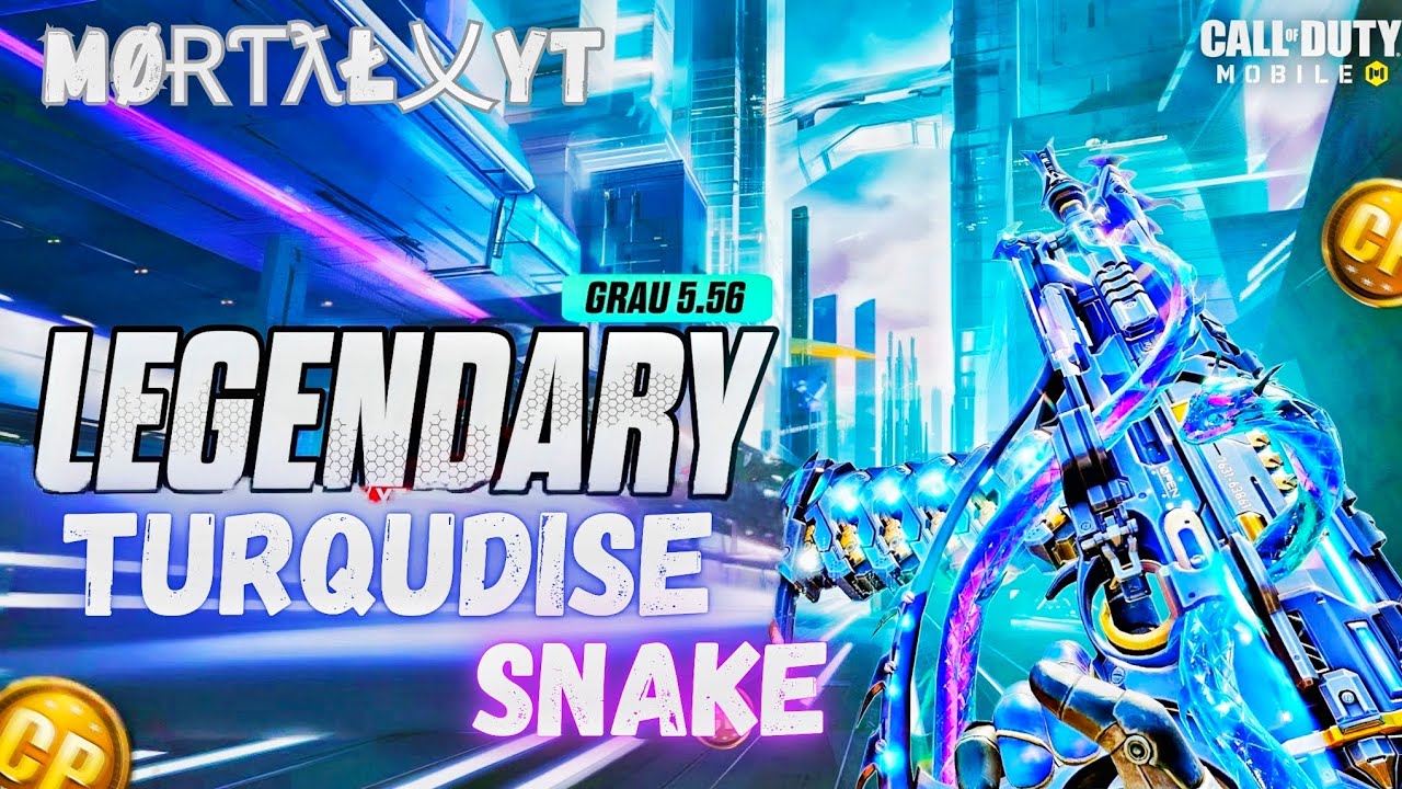 LEGENDARY GRAU5.56 TURQUDISES SNAKE FULL DRAW FT:-MØɌƬƛŁ乂YT #codm #codmobile #callofduty #india ...
