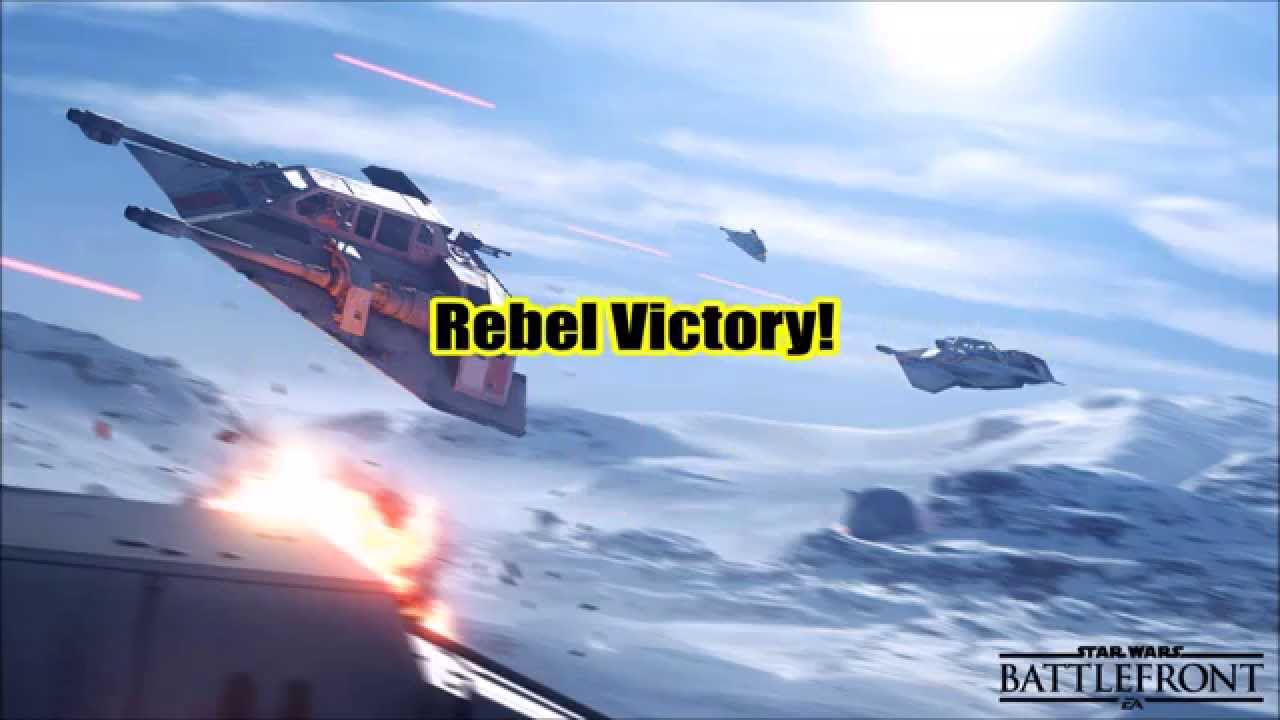 Star Wars Battlefront Rebel Victory - YouTube
