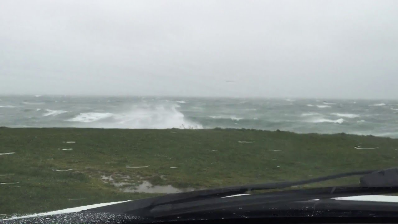 Wind Storm in Victoria, BC | Big Waves at Clover Point #Shorts - YouTube