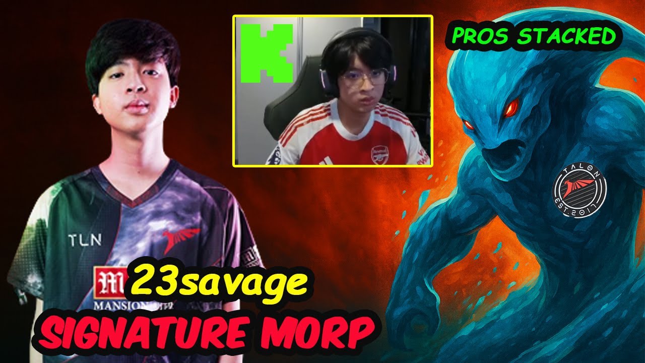 23savage Morphling 16K MMR BATTLE vs pure zeal SERVER SEA PROS STACKED ...