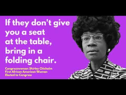 Shirley Chisholm Biography - YouTube