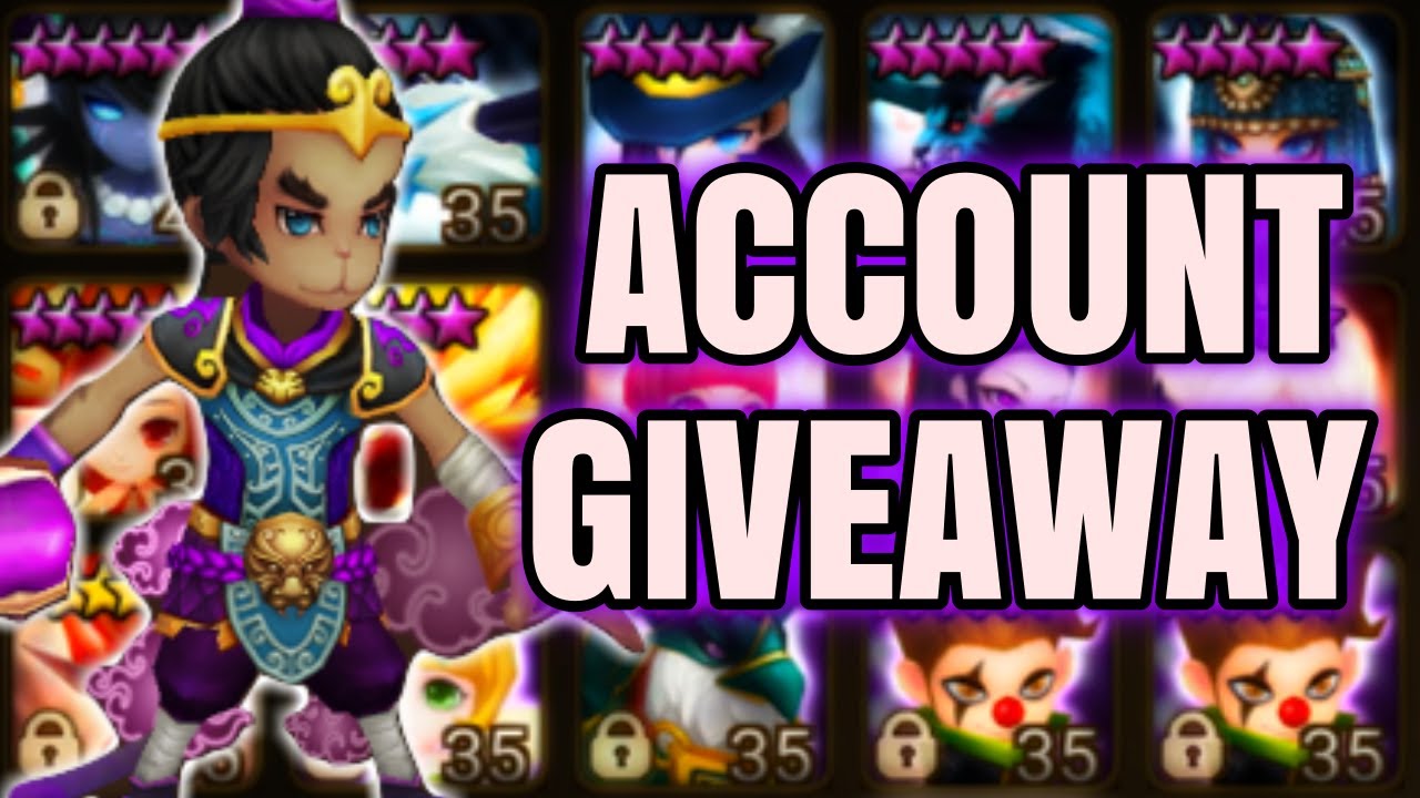 SUMMONERS WAR: SON ZHANG LAO (DARK MONKEY KING) ACCOUNT GIVEAWAY ...