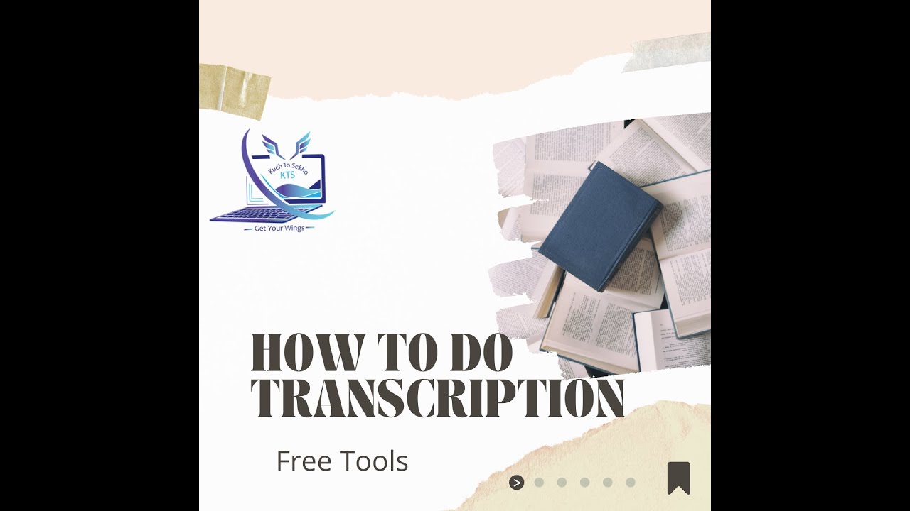 How to do Transcription-Tools for transcription (Lecture 2) - YouTube