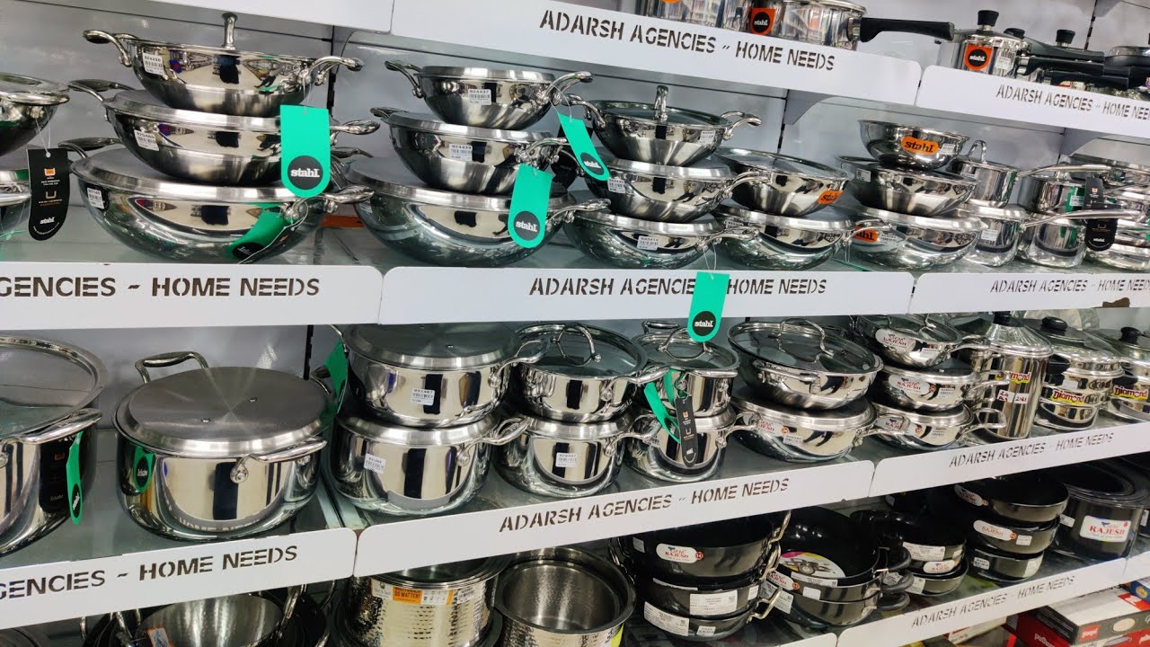Dmart New Arrivals Organisers Stainless steel Cookwares storage baskets ...