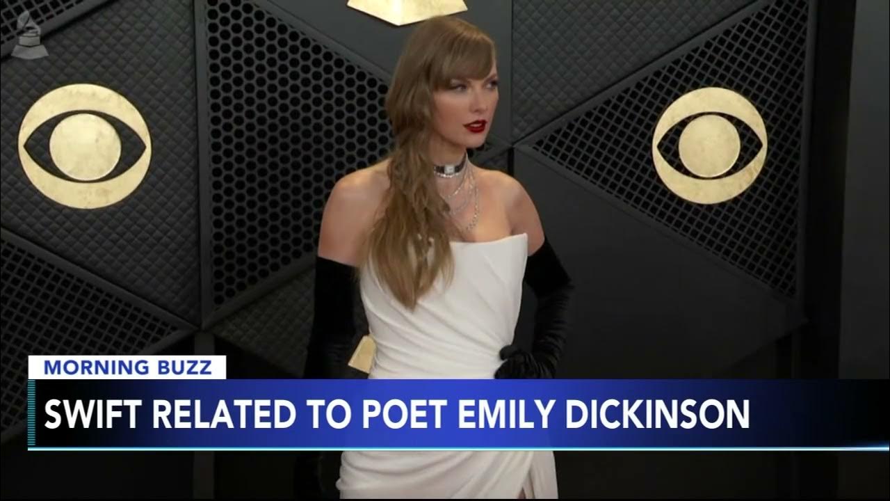 Turns out Taylor Swift is related to famed poet Emily Dickinson - YouTube