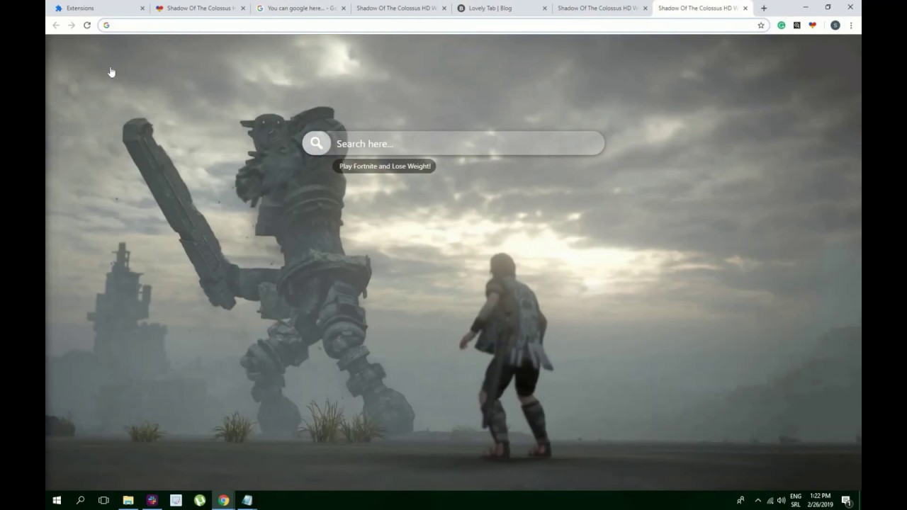 Great Shadow Of The Colossus HD Wallpaper Theme For Chrome - Try Now ...