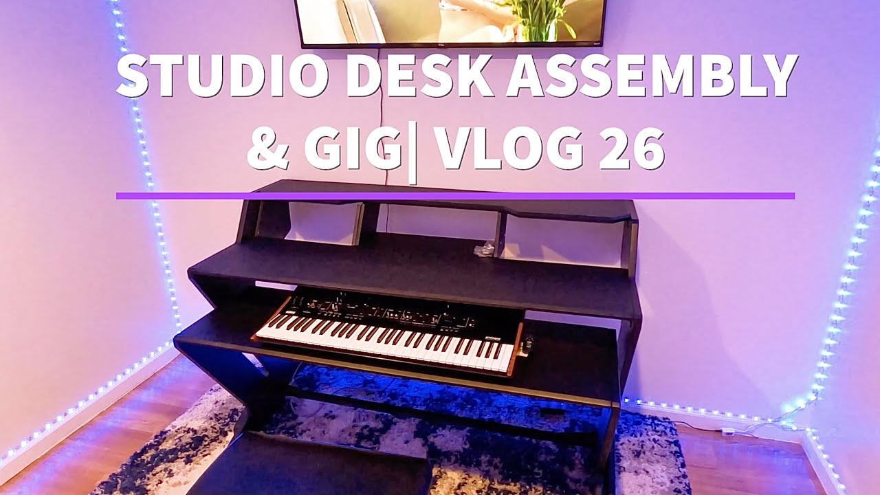 STUDIO DESK ASSEMBLY & GIG | VLOG 26 - YouTube