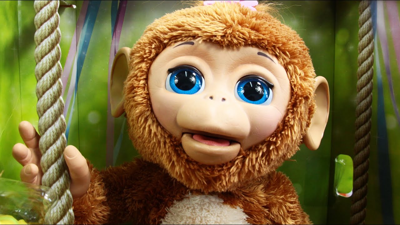 Cuddles My Giggly Monkey / Interaktywna Małpka Giggly - Furreal Friends ...