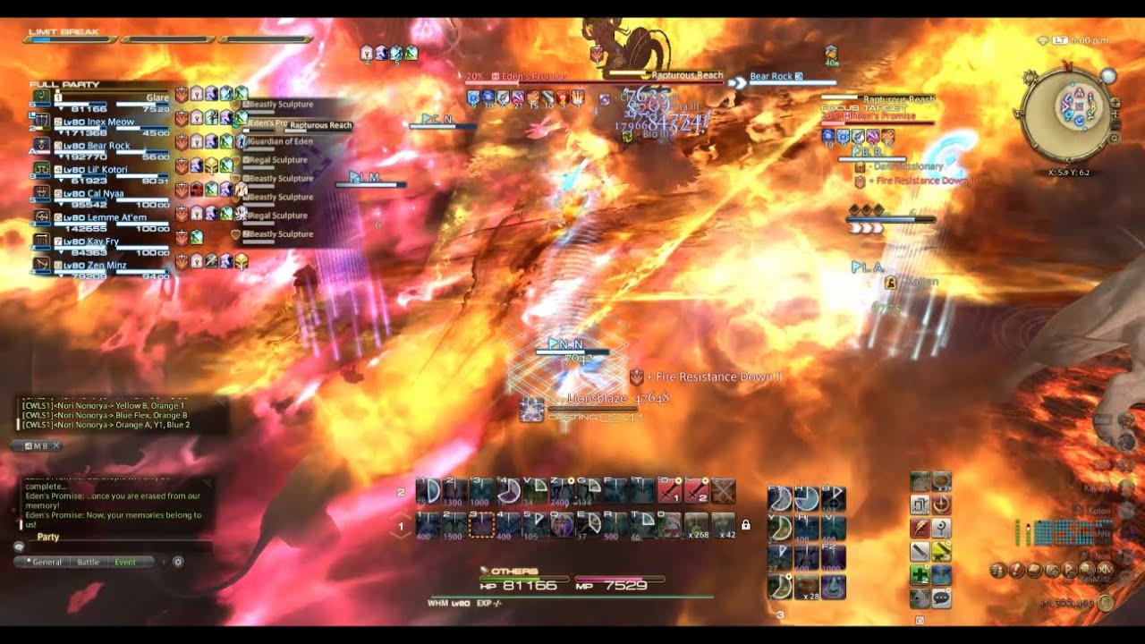 FFXIV - Eden's Promise: Eternity (Savage) E12S Phase 1 - WHM PoV - YouTube