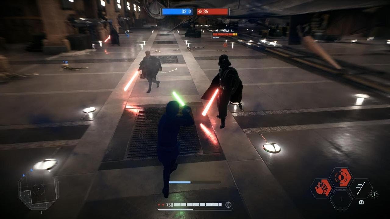 STAR WARS Battlefront II HEROS 🆚 VILLAINS TWO AGAINST ONE - YouTube