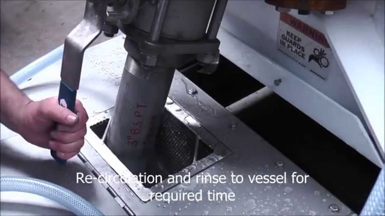 Portable Vessel Washing System - PortaCIP by Greaves - YouTube