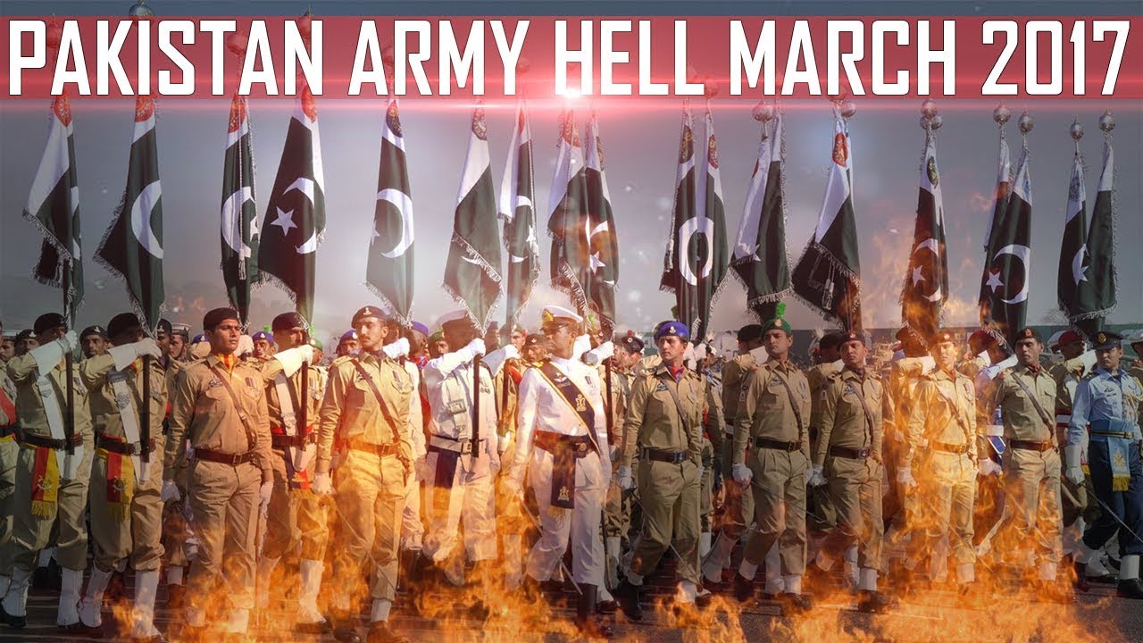 Pakistan Army Hell March 2017 پاکستانی مسلح افواج کی پریڈ - YouTube