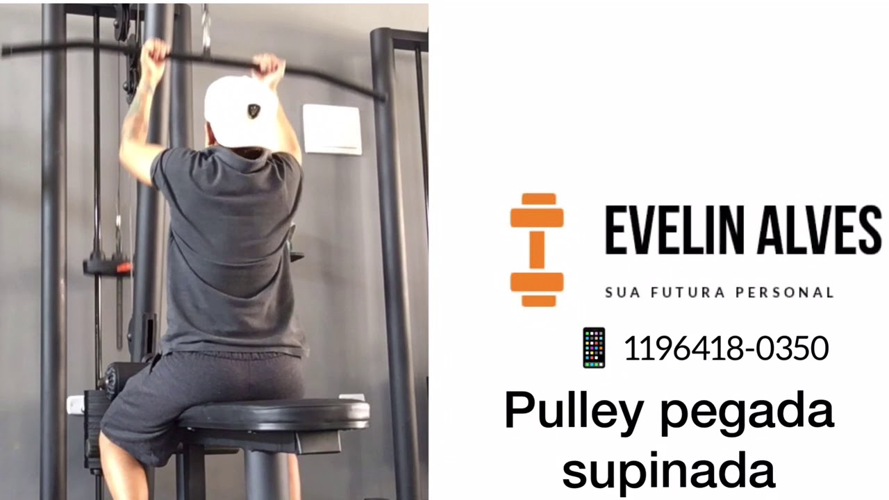 Pulley pegada supinada- exercício para as costas - YouTube