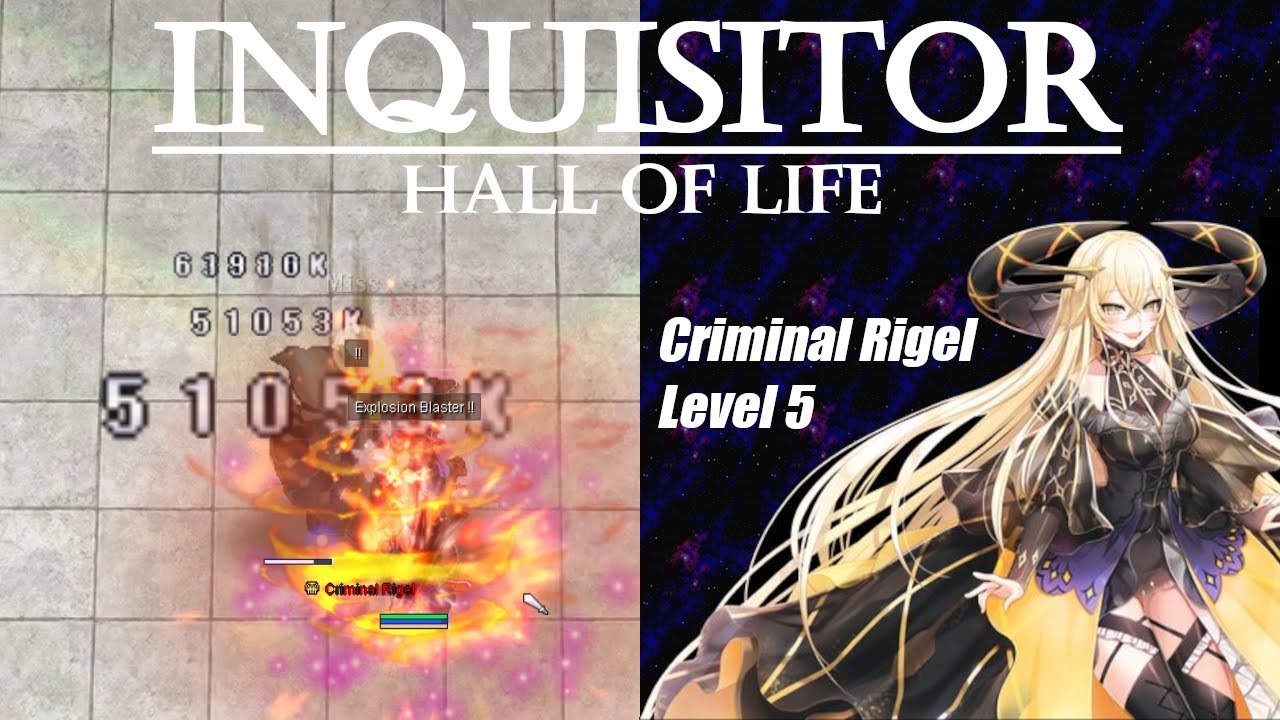 [iRO Chaos] Criminal Rigel | Hall of Life Level 5 | Explosion Blaster ...