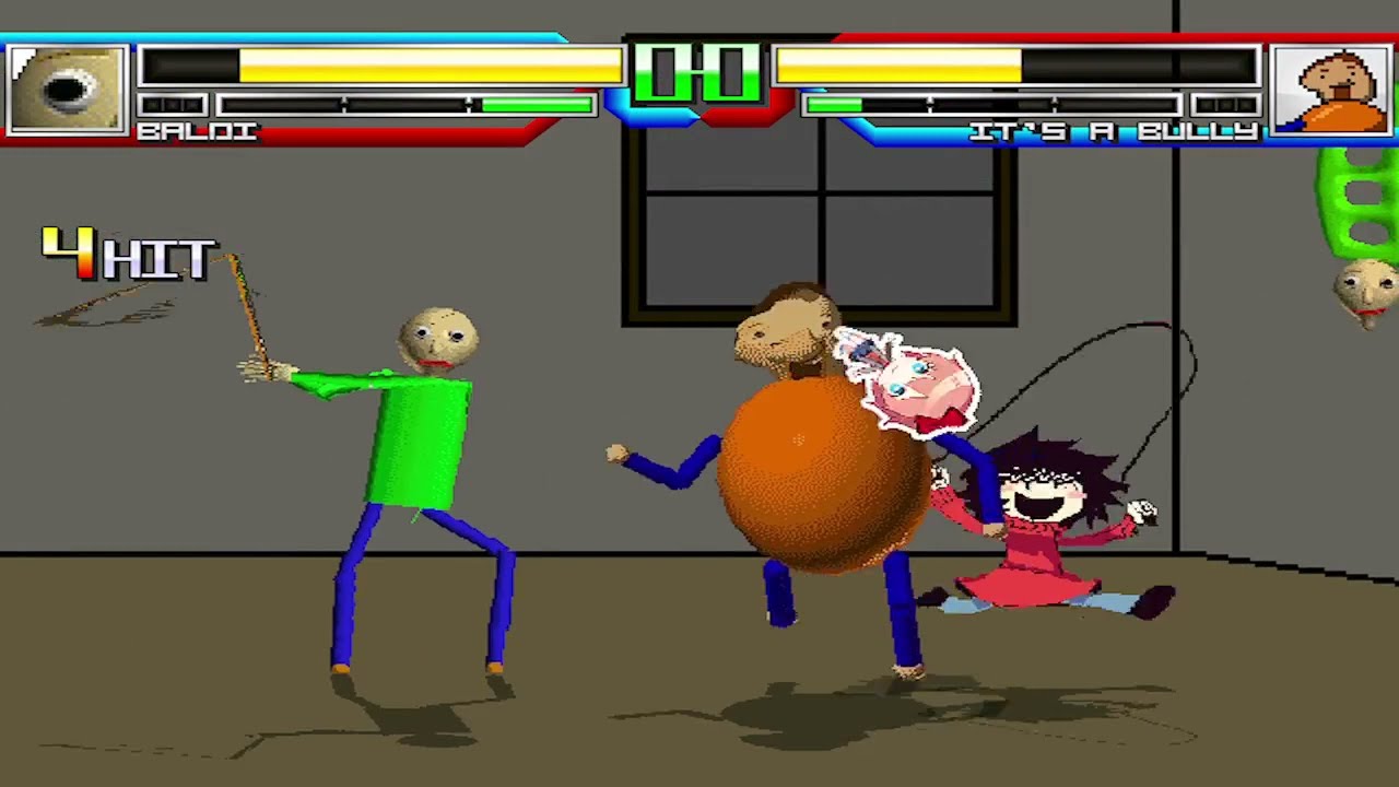 NICK54222 MUGEN: Baldi VS It's A Bully - YouTube