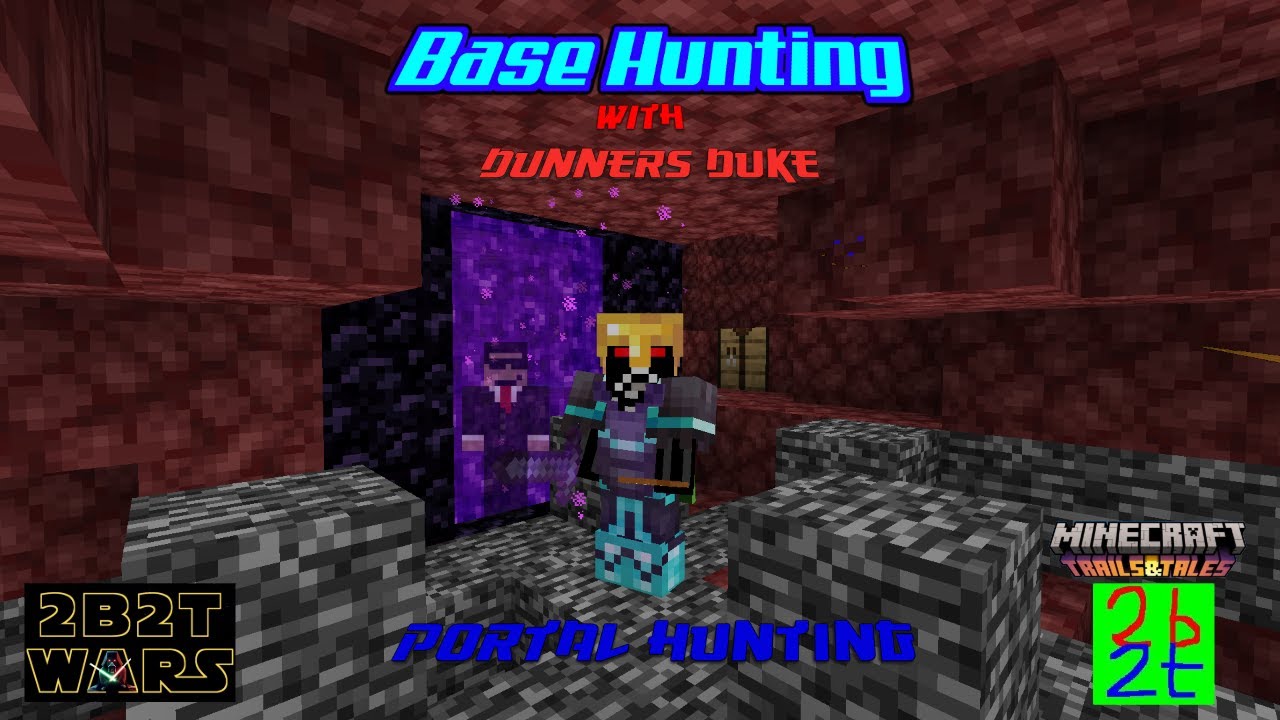 2b2t Minecraft 1.20. Base Hunting With Dunners. What's through This Portal. - YouTube